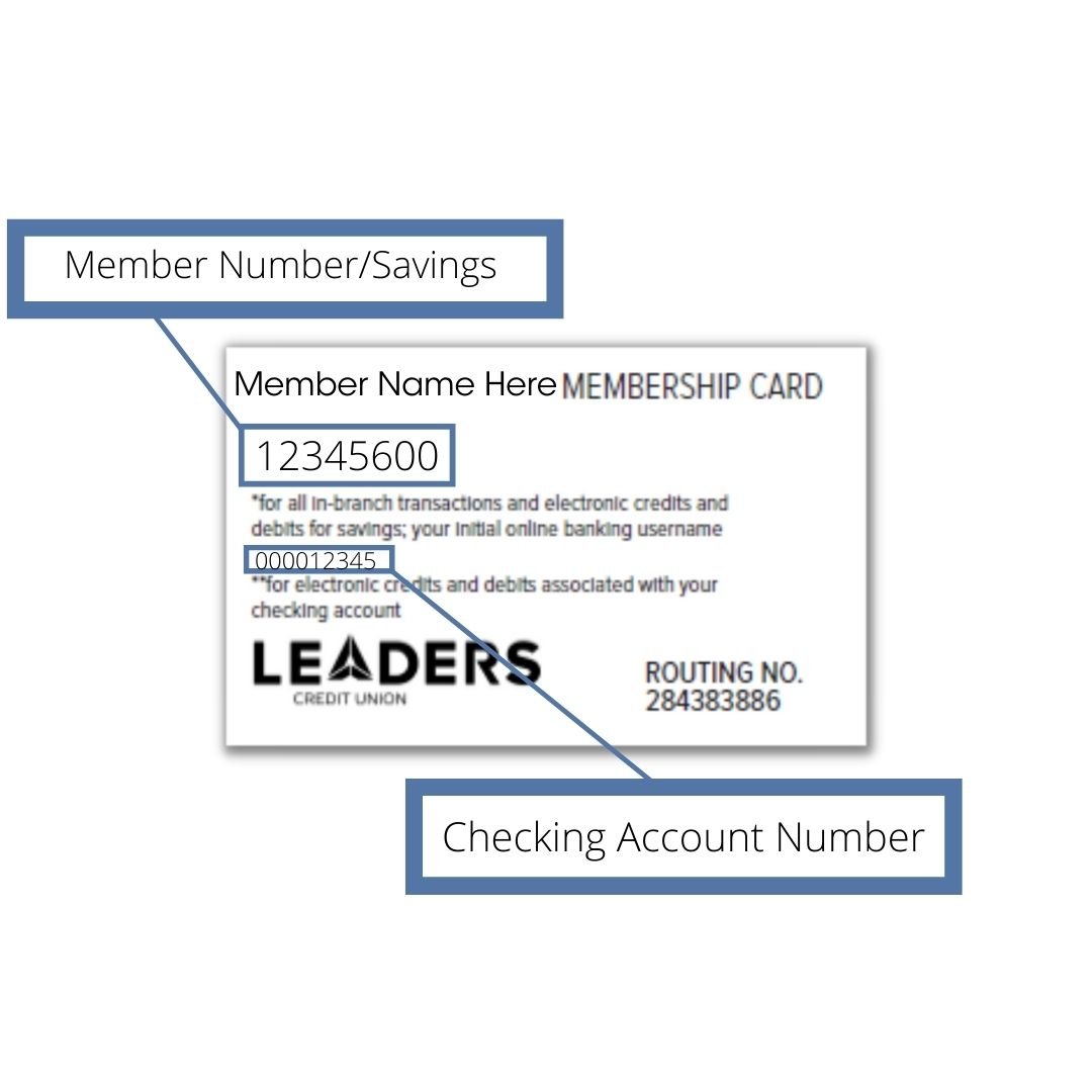How do I find my member or account number?
